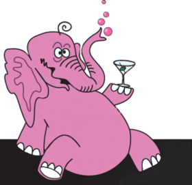Seeing Pink Elephants PNG Image With Transparent Background | TOPpng