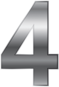 Free download | HD PNG Download silver number four clipart png photo ...