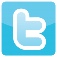 Round Glossy Blue Twitter Icon PNG | TOPpng